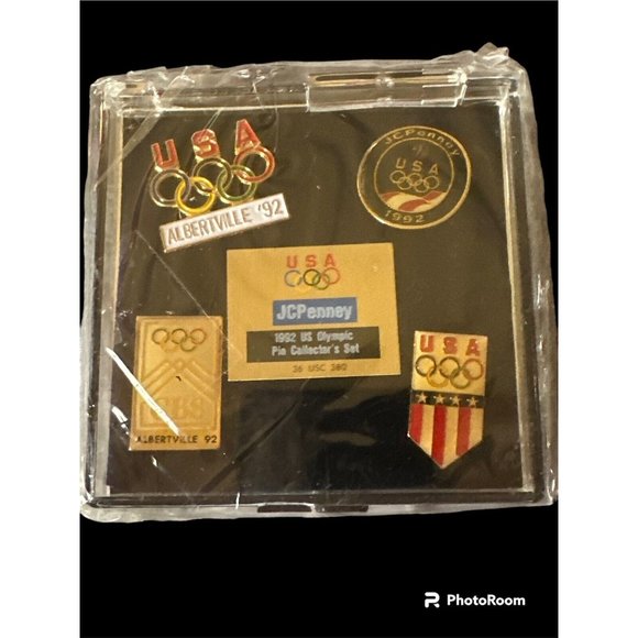 Accessories | 1992 Albertville Olympic Usa Jc Penny Cbs Pin Collectors ...